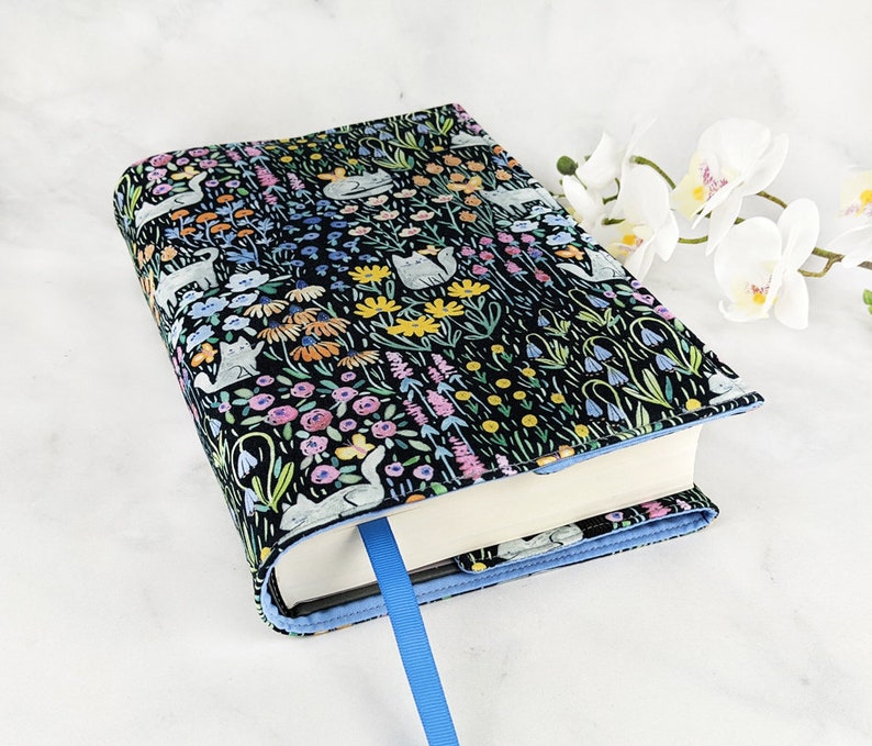 Adjustable Book Cover - Fabric Book Cover - Fabric Book Sleeve ...