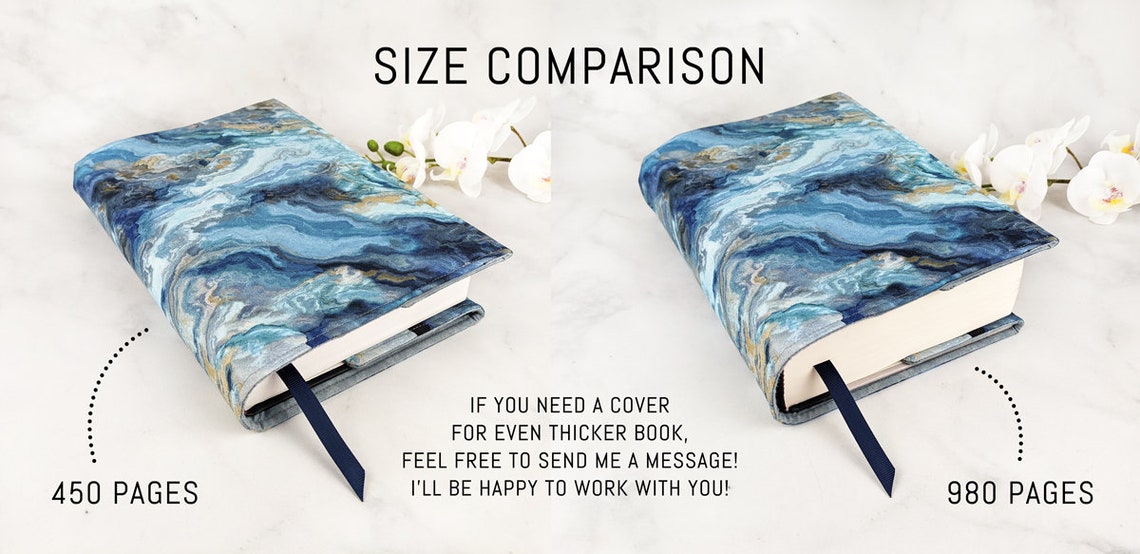 Adjustable Book Cover - Fabric Book Cover - Floral Book Sleeve - Fabric ...