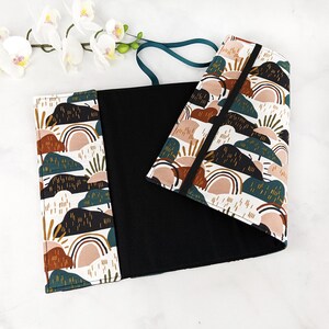 Adjustable Book Cover - Fabric Book Cover - Fabric Book Sleeve ...