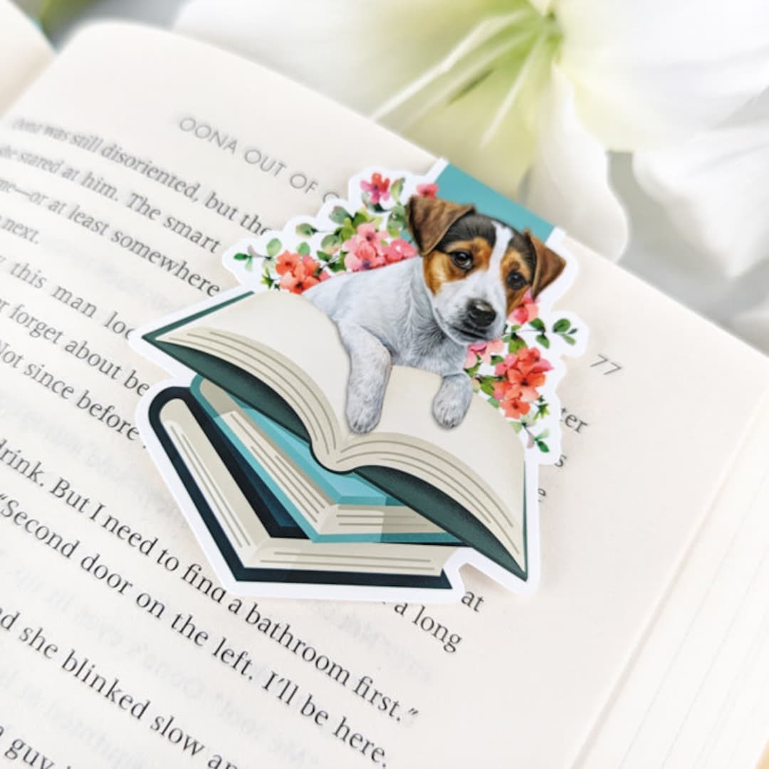 Magnetic Bookmark - Dog Magnetic Bookmark - Gift for Bookworm - Gift ...