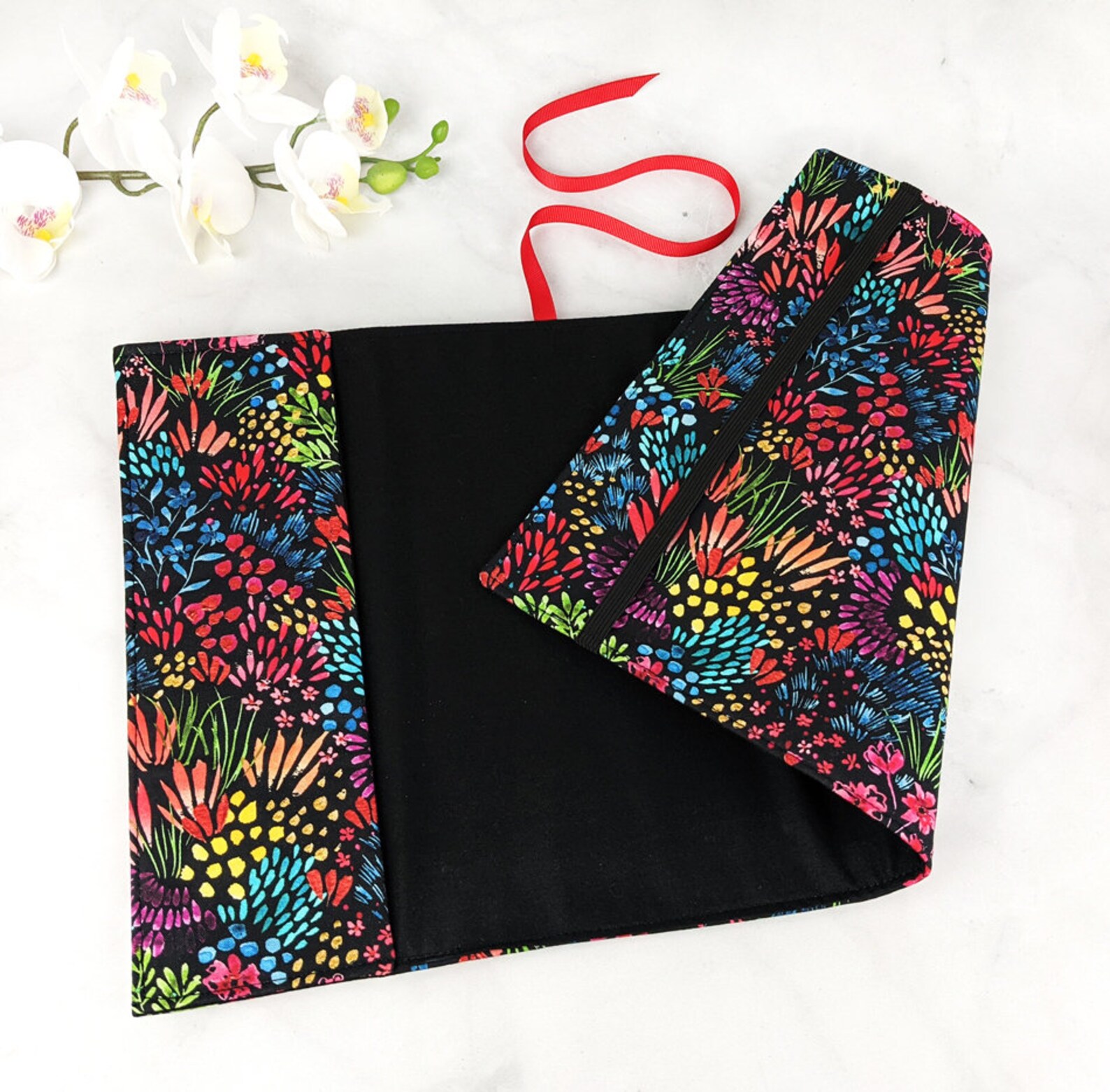 Adjustable Book Cover Floral Book Cover Fabric Book Cover | Etsy