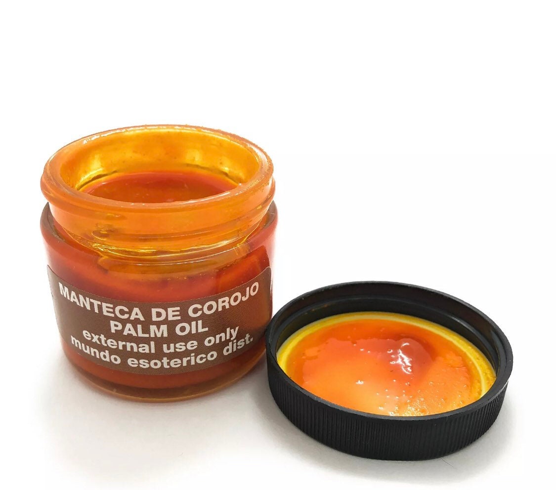 Manteca de Corojo Epo Organic Red Palm Oil 2oz Santeria Ifa | Etsy