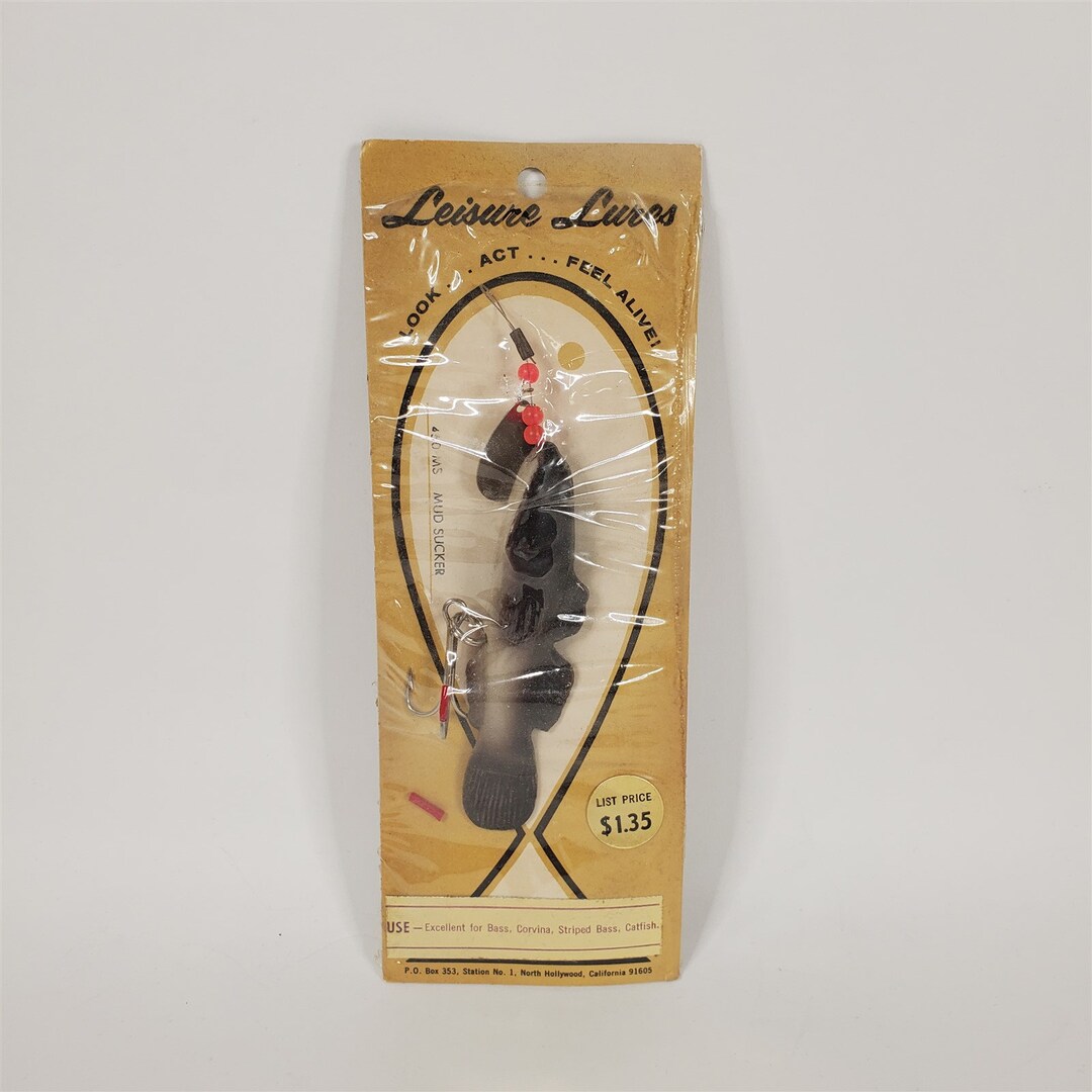 Vintage Leisure Lures 50 MS Mud Sucker Fishing Lure - Etsy