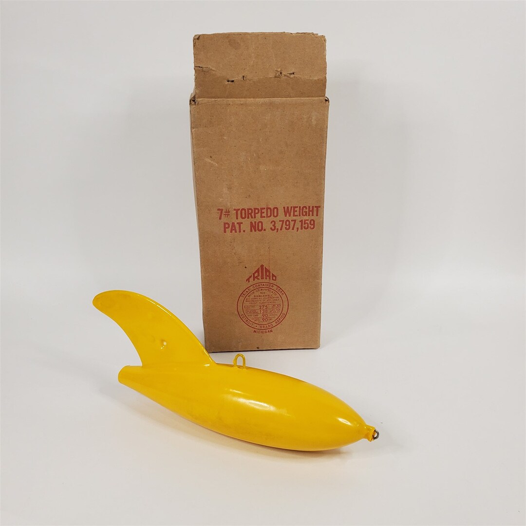 Vintage 1970s Original 7lb Downrigger Weight Apparatus for Control ...