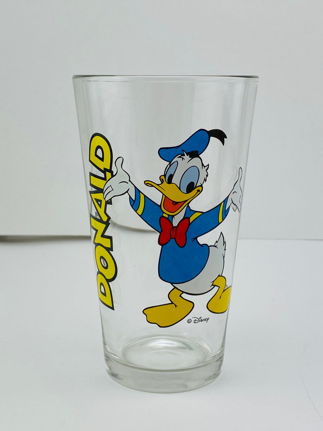 Vintage Early 2000s Disney World donald Duck Dricking Glass - Etsy