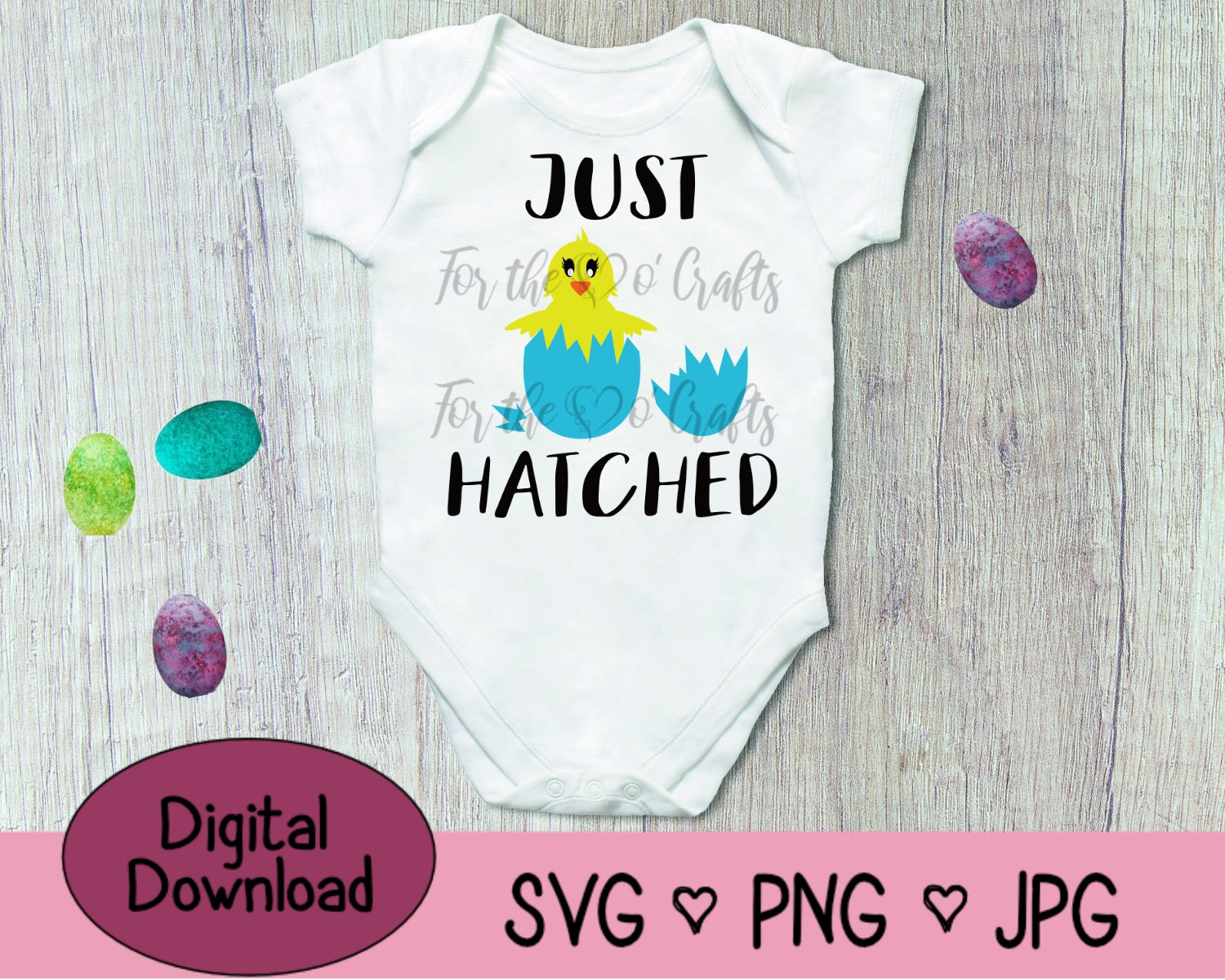 First Easter Just Hatched SVG Easter baby Svg First Easter | Etsy