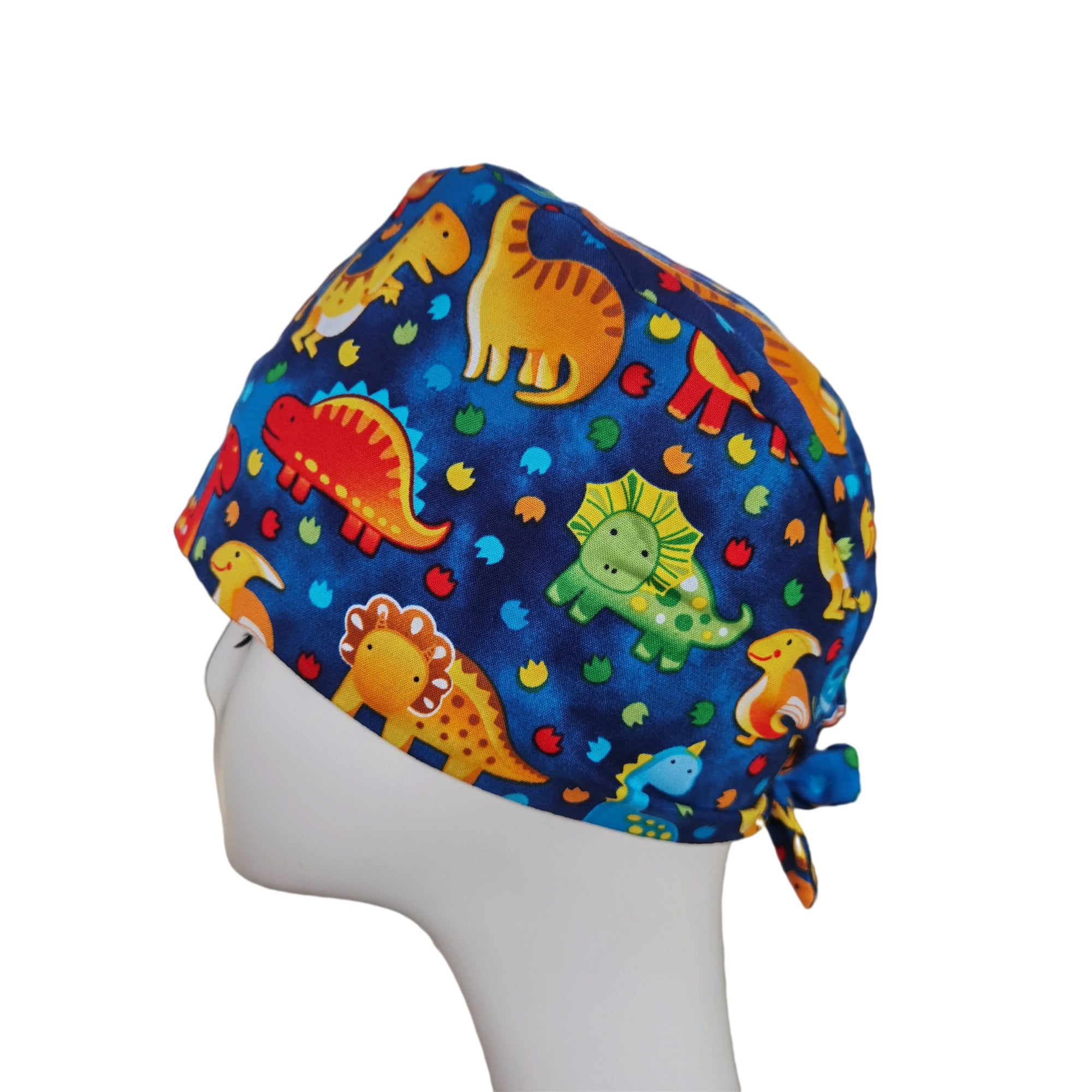 Little Dinosaur Surgical Cap,dinosaur Surgical Hat,dinosaur Scrub Cap ...