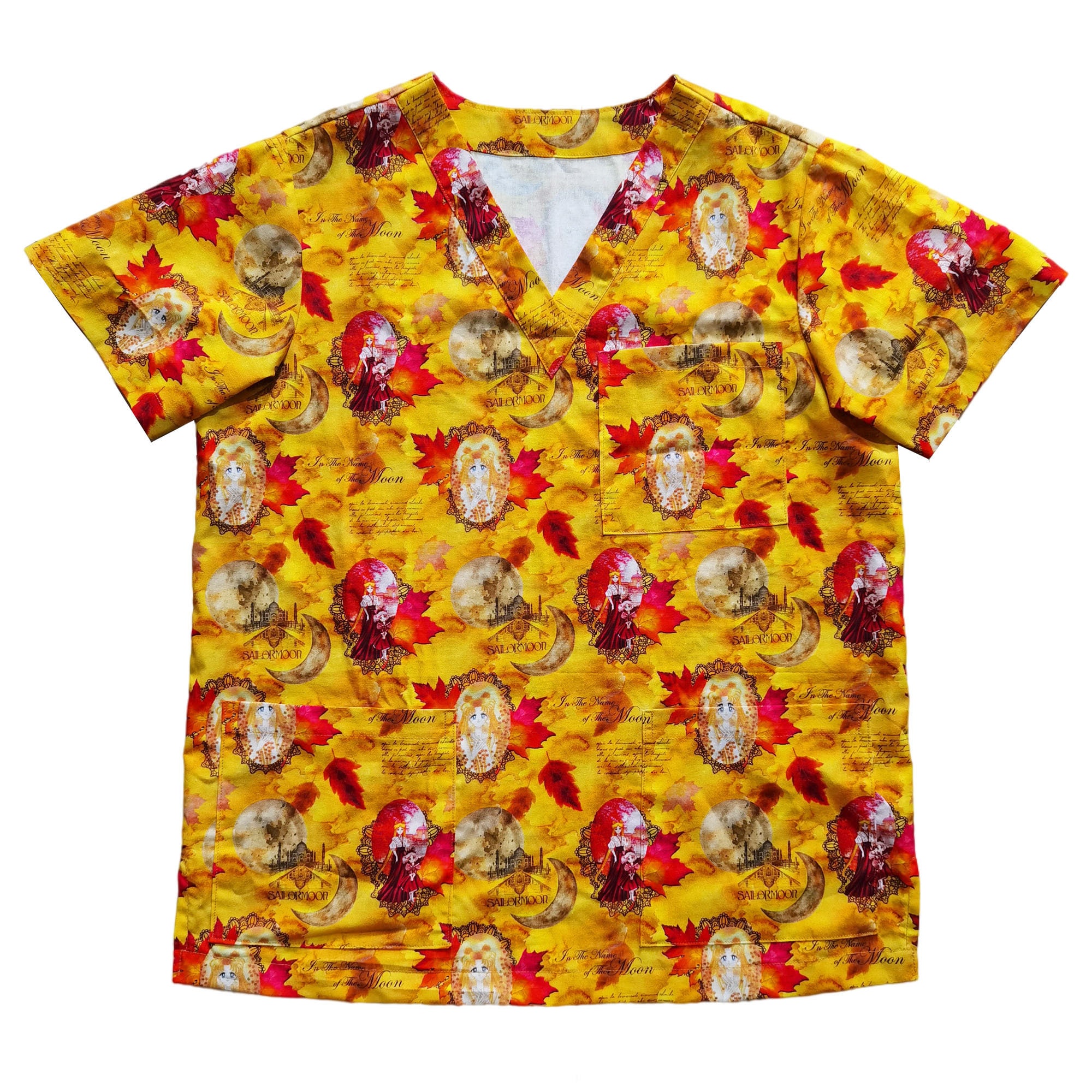 Sailor Moon Scrub Top,cartoon Scrub Top,cute Scrub Top,anime Scrub Top ...