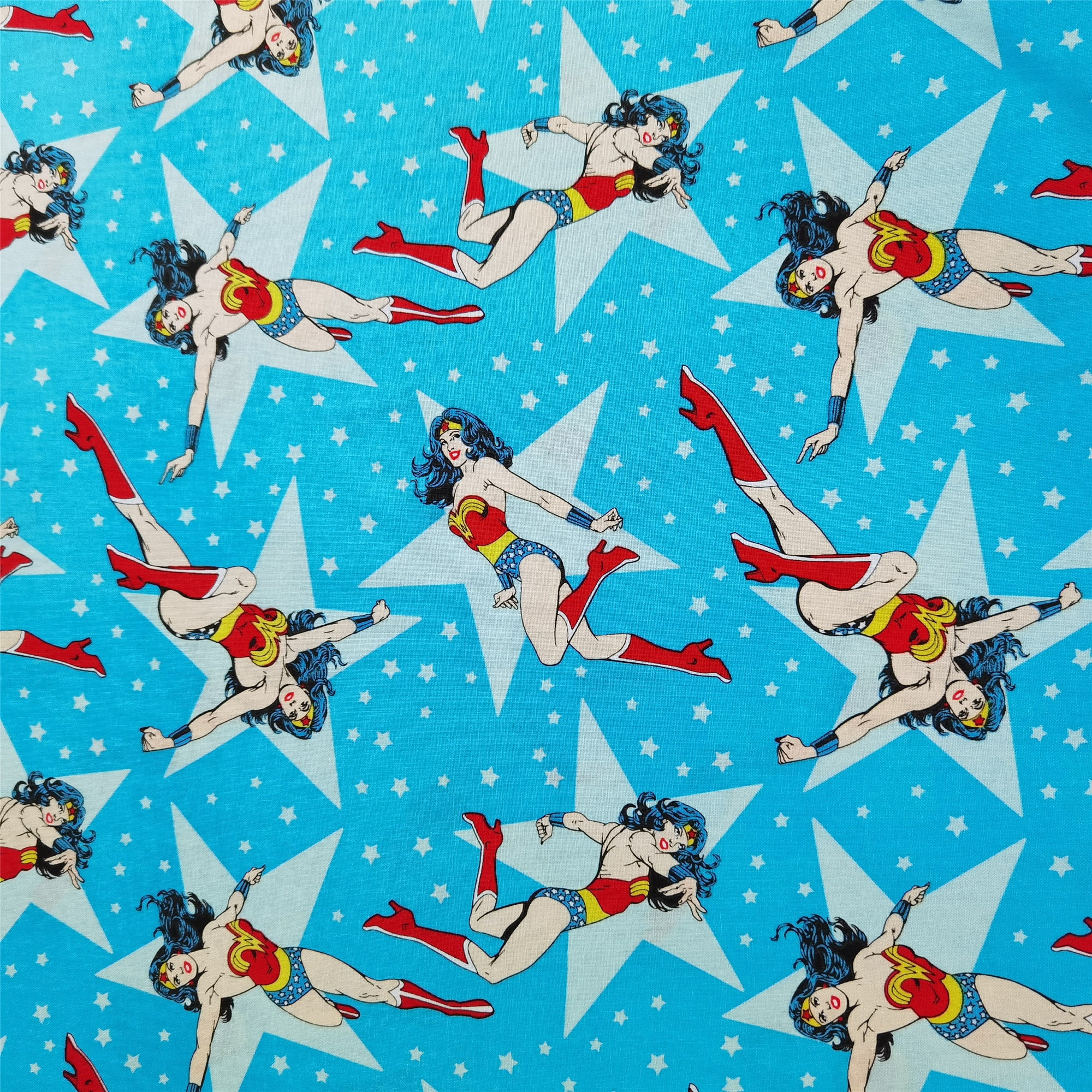 Wonder Woman Fabric,superwoman Fabric,bat Woman Fabric by Half Yard - Etsy