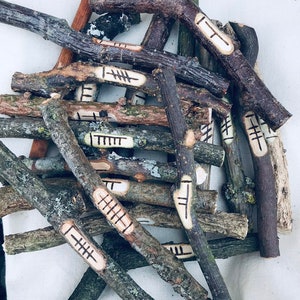 Celtic Made Ogham Staves. - Etsy