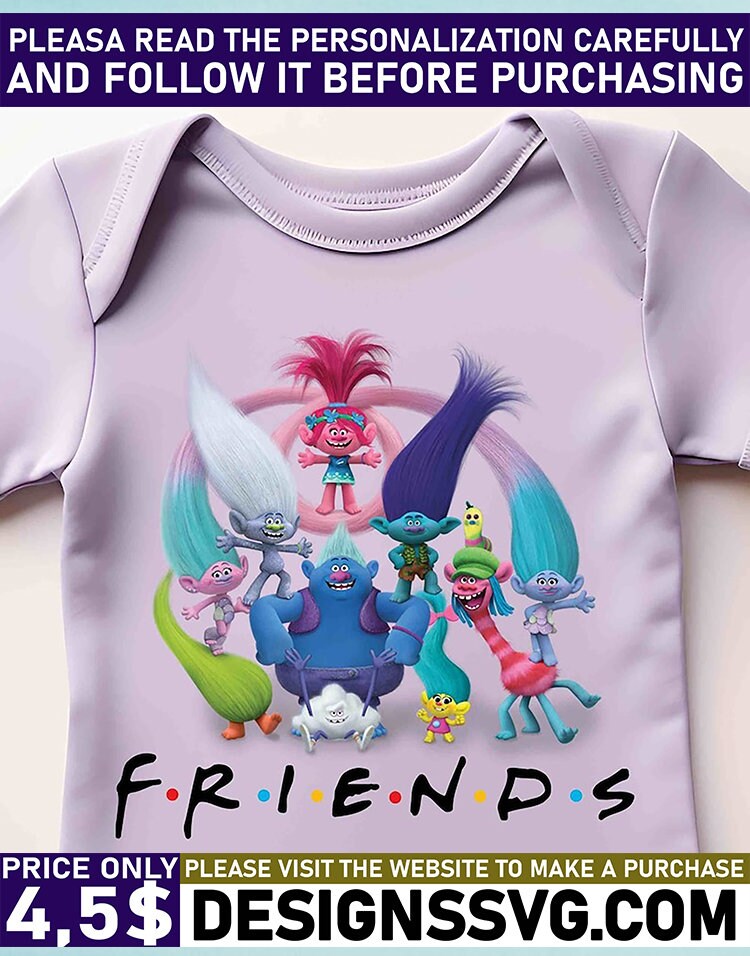 Trolls PNG Bundle, Trolls PNG Digital Papers, Trolls Characters PNG ...