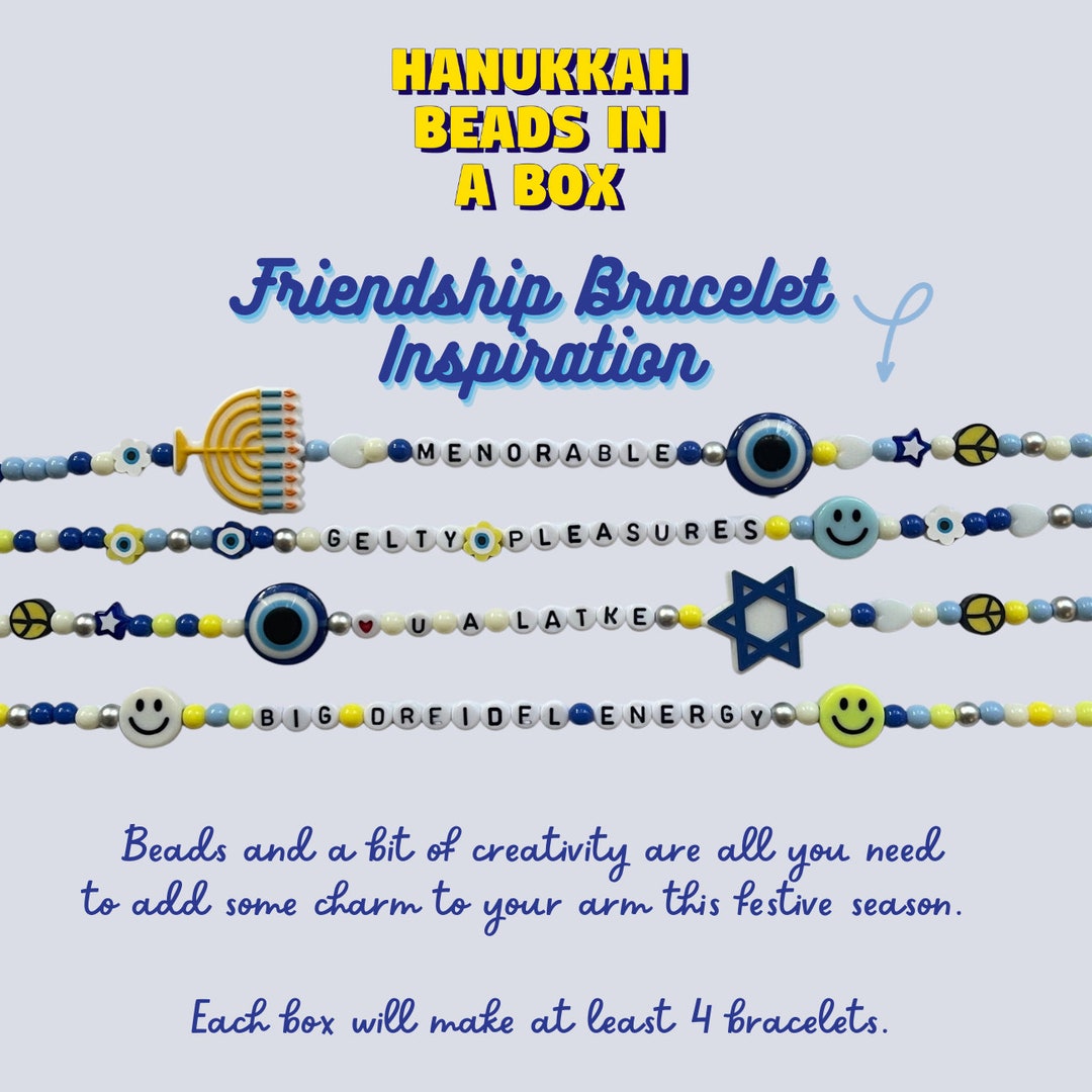 Hanukkah Beads, Adorable Hanukkah Gift, Happy Hanukkah, Happy Chanukah ...
