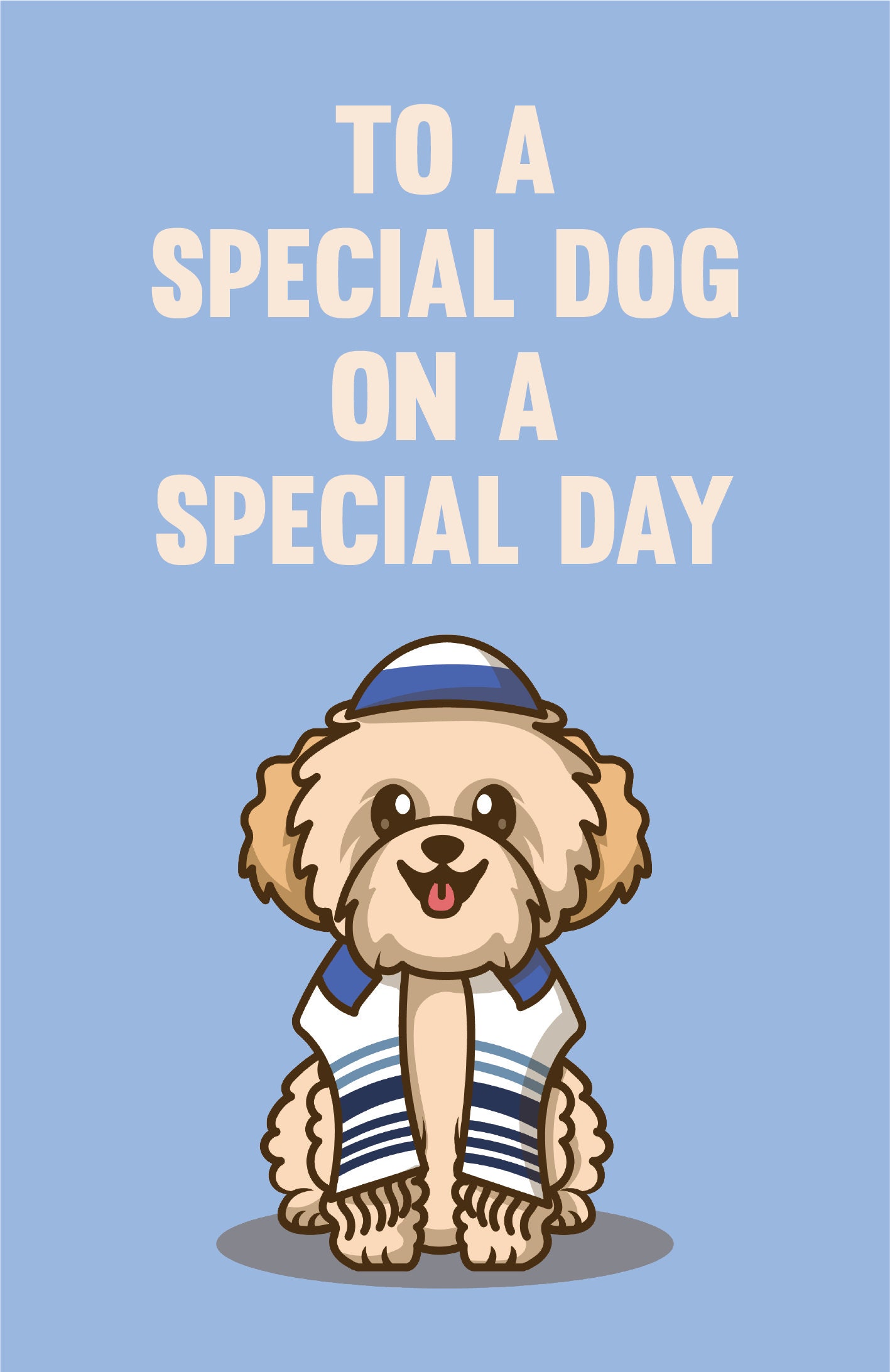 Bark Mitzvah Card, Jewish Dog Card, Funny Jewish Card, Dog Lover, Cute ...