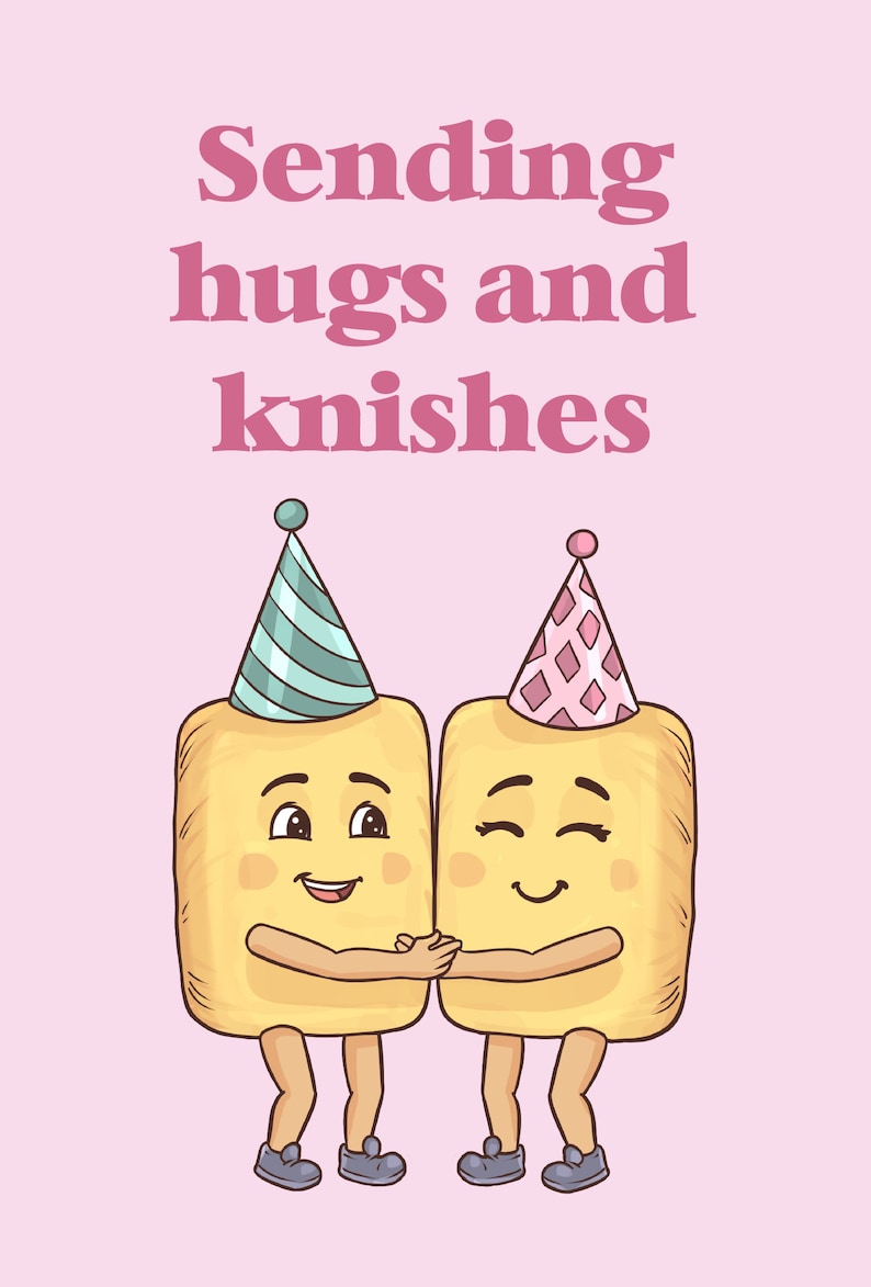 Jewish Birthday Card, Funny Jewish Card, Knish Card, Happy Birthday ...