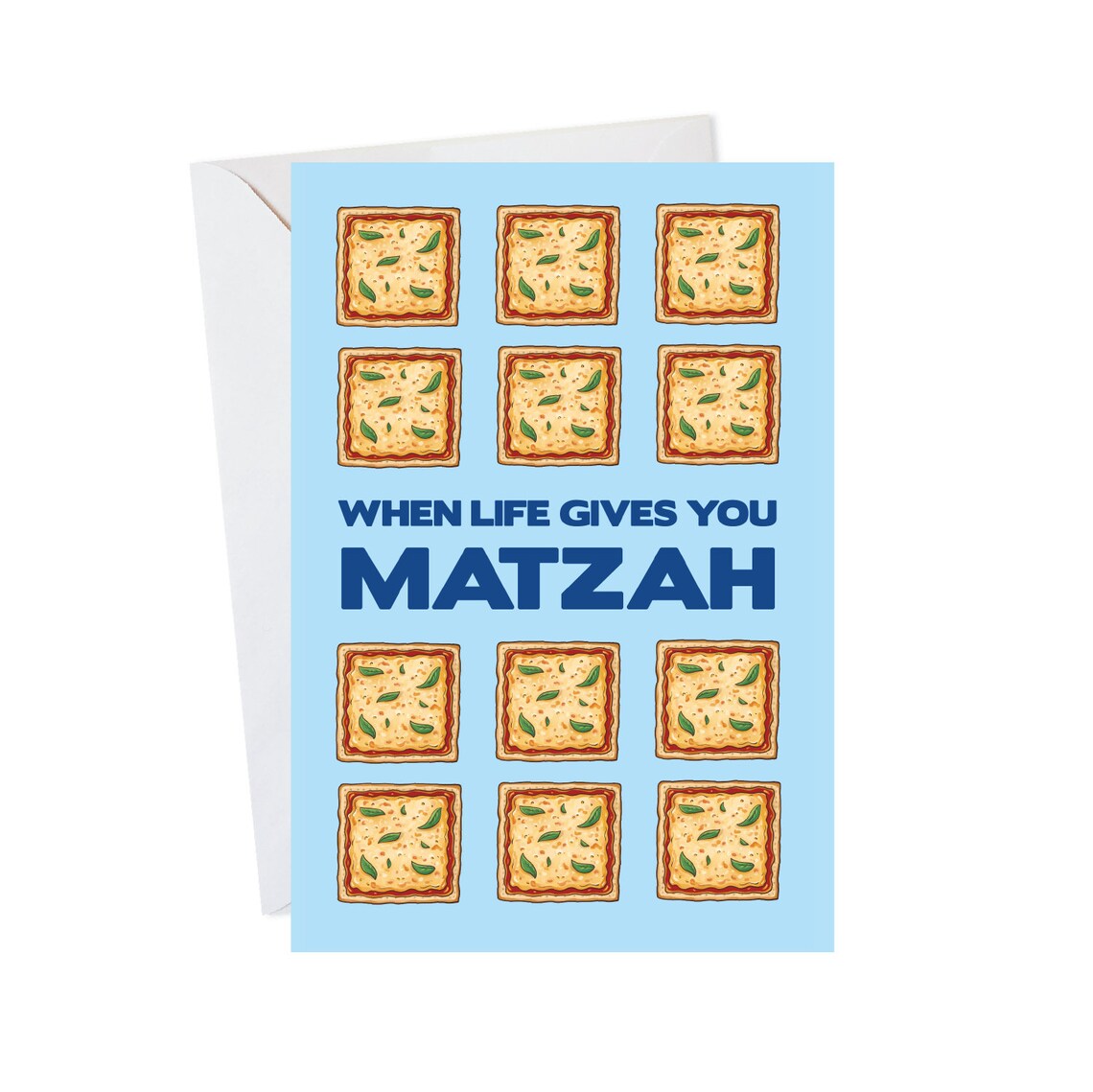 Happy Passover Card, Jewish Greeting Card, Matzah Ball Card, Cute ...