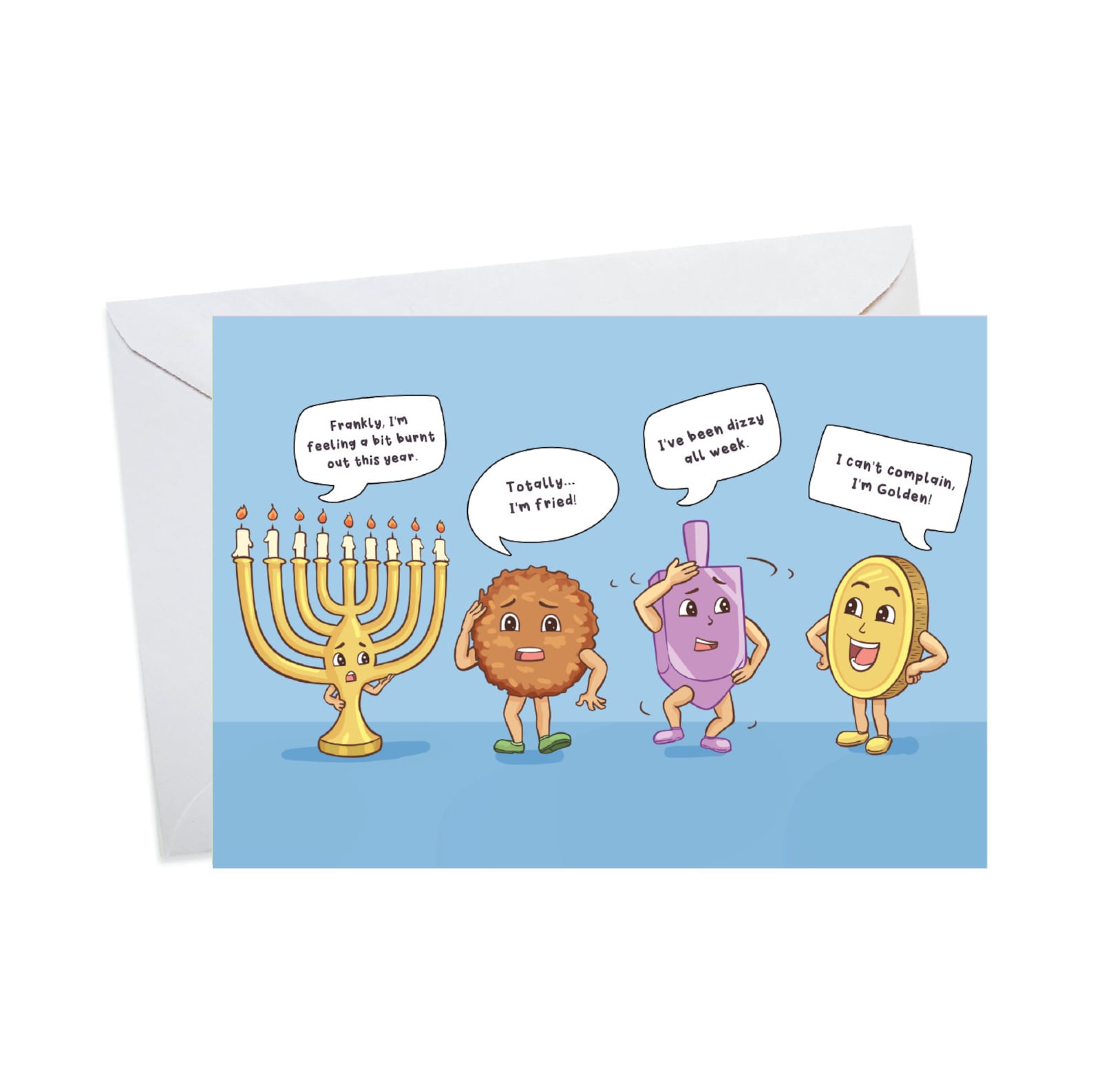 Funny Hanukkah Card, Hilarious Hanukkah Card, Latke Card, Happy ...