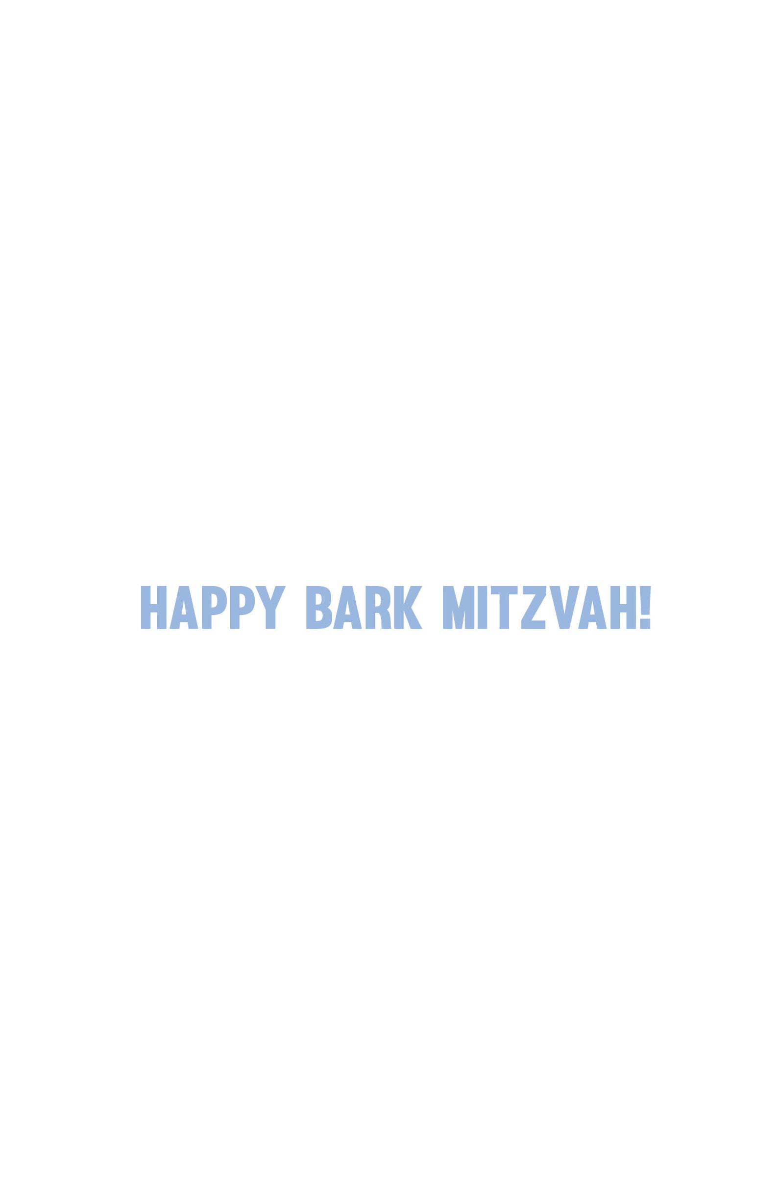 Bark Mitzvah Card, Jewish Dog Card, Funny Jewish Card, Dog Lover, Cute ...