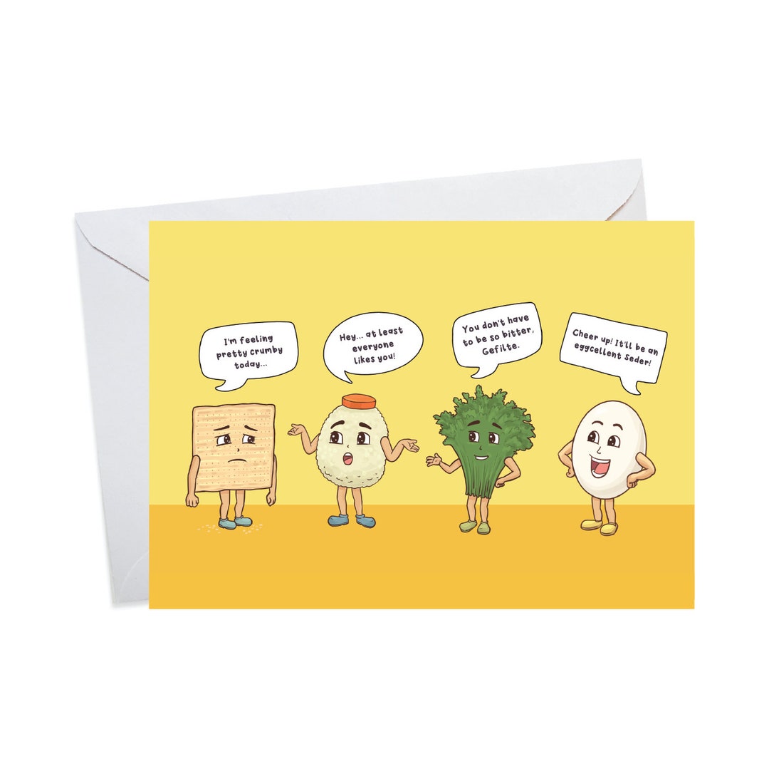 Funny Passover Card, Happy Passover, Jewish Holiday Card, Matzah Card ...