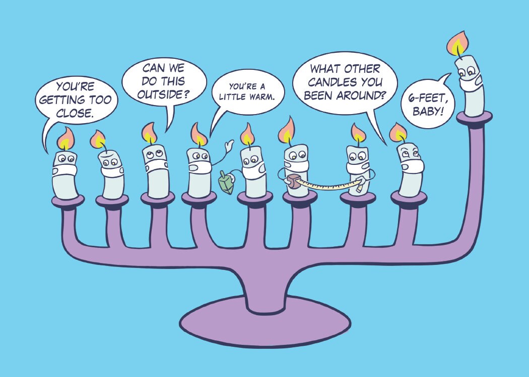 Funny Hanukkah Card, Pandemic Card, Happy Chanukah Cards, Jewish ...