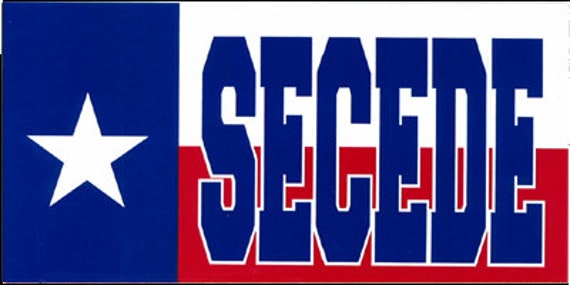 SECEDE Texas Bumper Sticker - Etsy