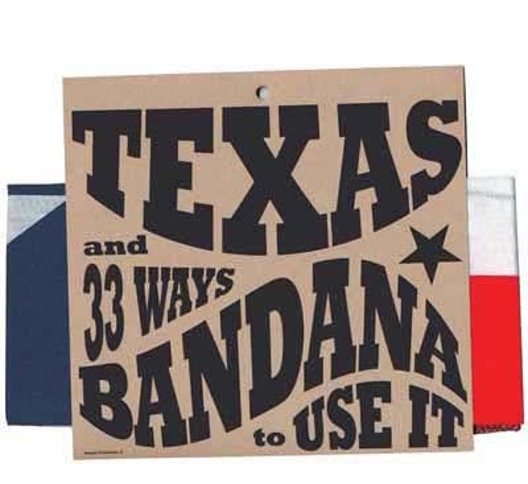 Texas Bandana and 33 Ways to Use It - Etsy