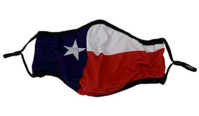 Texas Flag Cloth Face Mask Texas Face Cover - Etsy