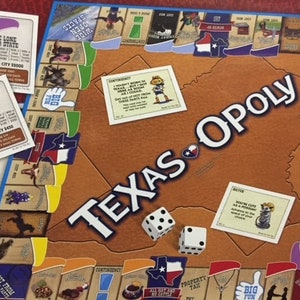 Texas-opoly - the Monopoly Board Game for Texans - Etsy