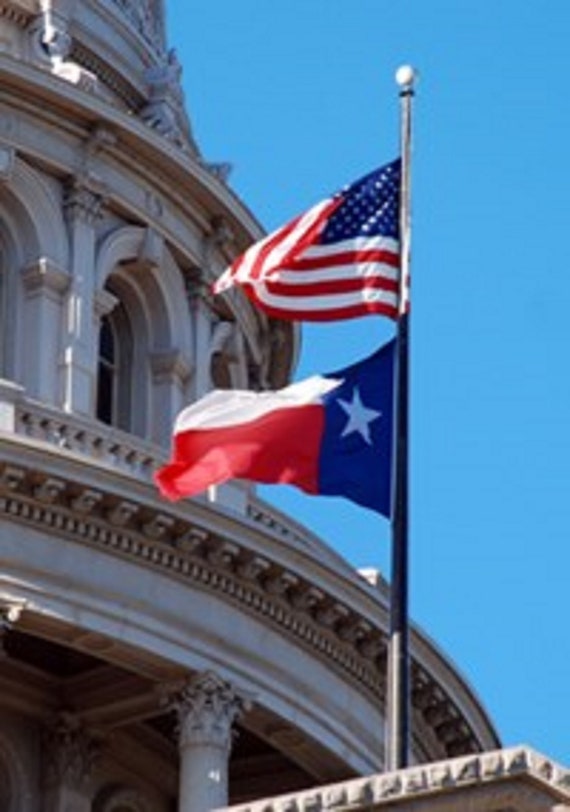 Página Para Colorear De La Bandera Del Estado De Texas Dibujo De