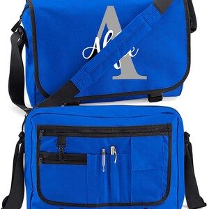 Personalised Backpack Name Initial Book Bag Pencil Case Water Bottle ...