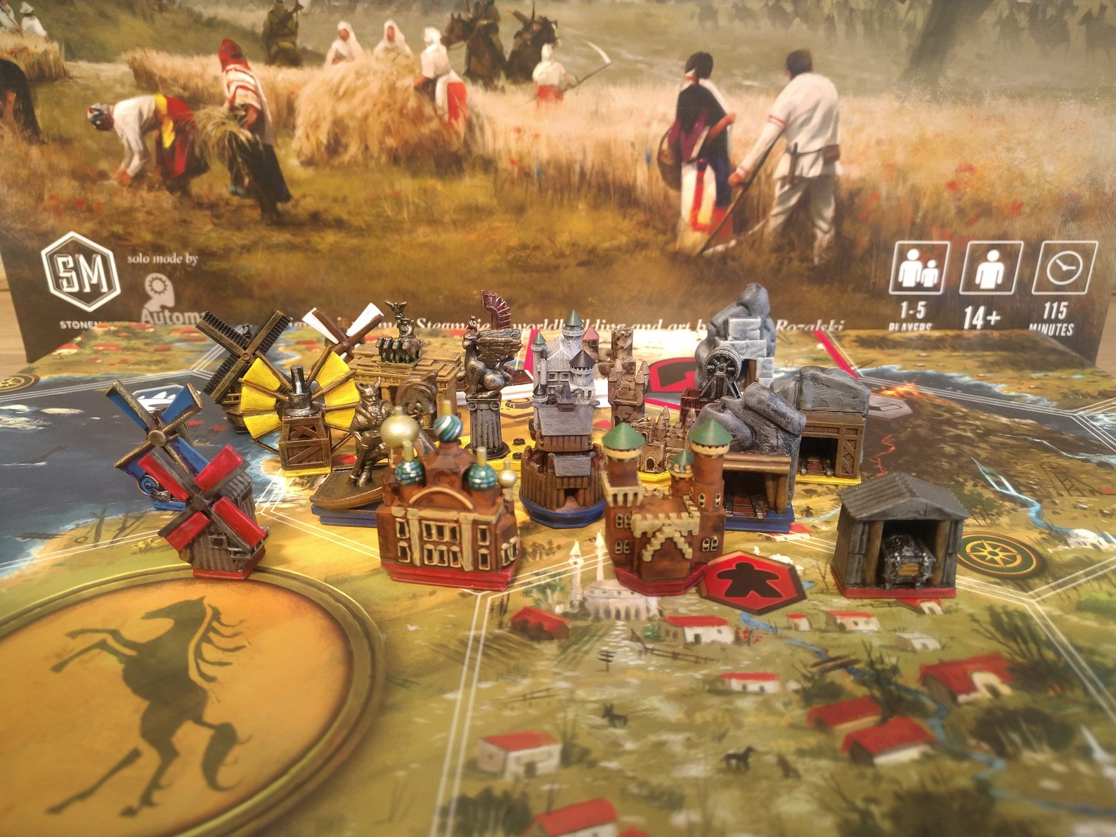 Scythe Boardgame Unique Faction Buildings Pre Printed in - Etsy UK