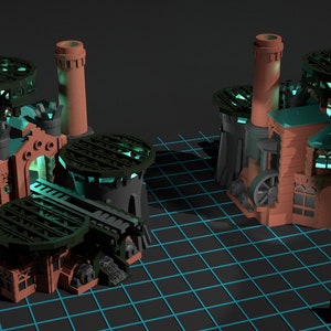 Scythe Upgrade Factory (STL File) for Use With Scythe the Board Game ...