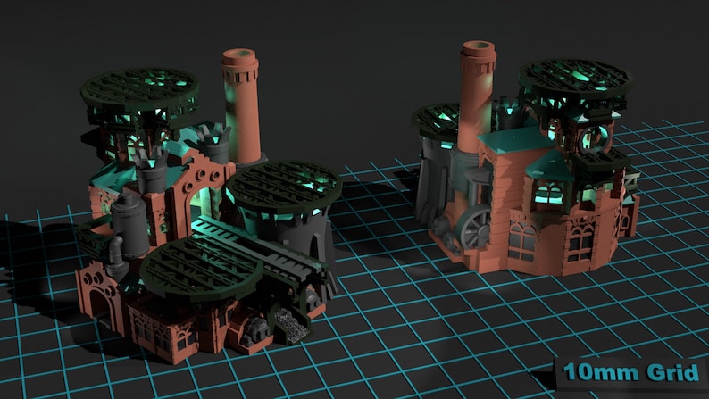 Scythe Upgrade Factory (STL File) for Use With Scythe the Board Game ...