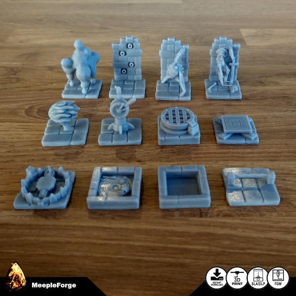 Heroquest 3d Traps - Etsy