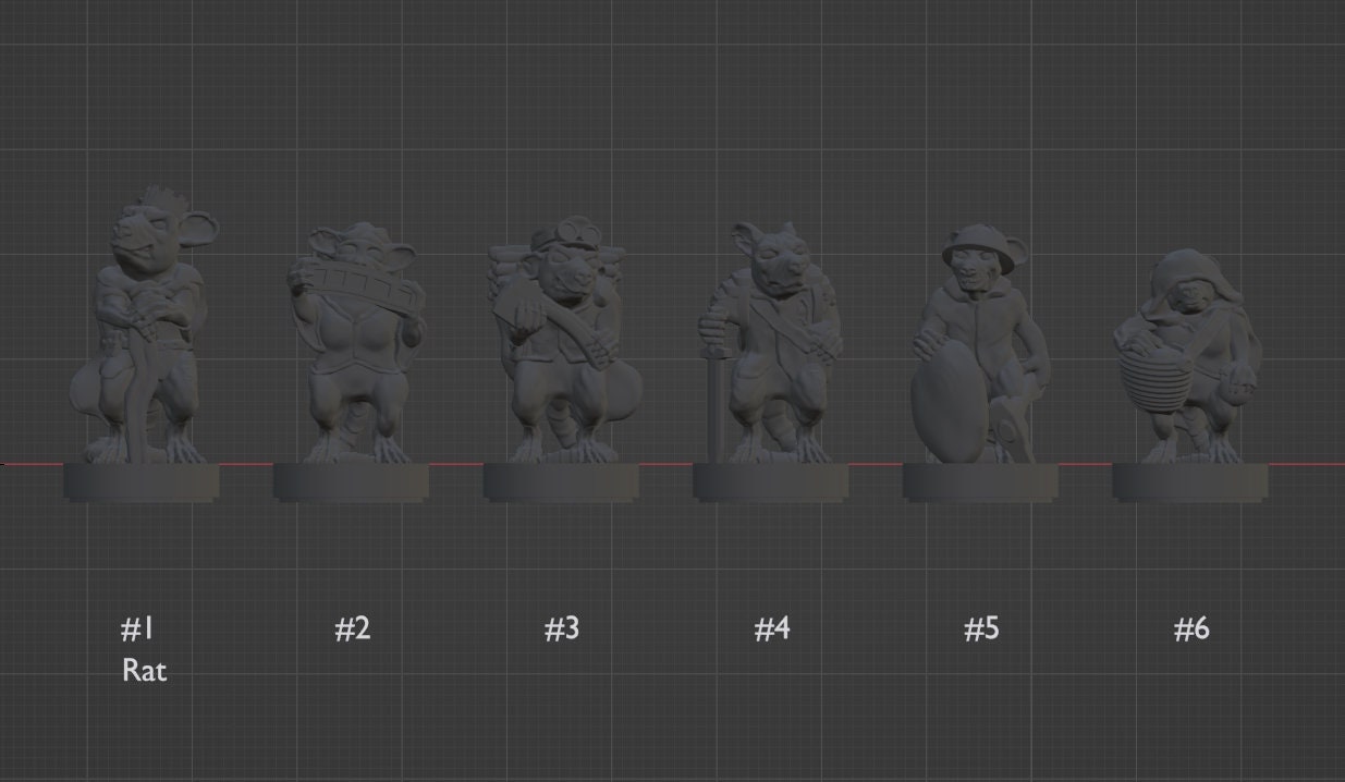 Everdell Upgraded Critters Rats STL File Download - Etsy Everdell Upgraded Critters Rats STL File Download - Etsy