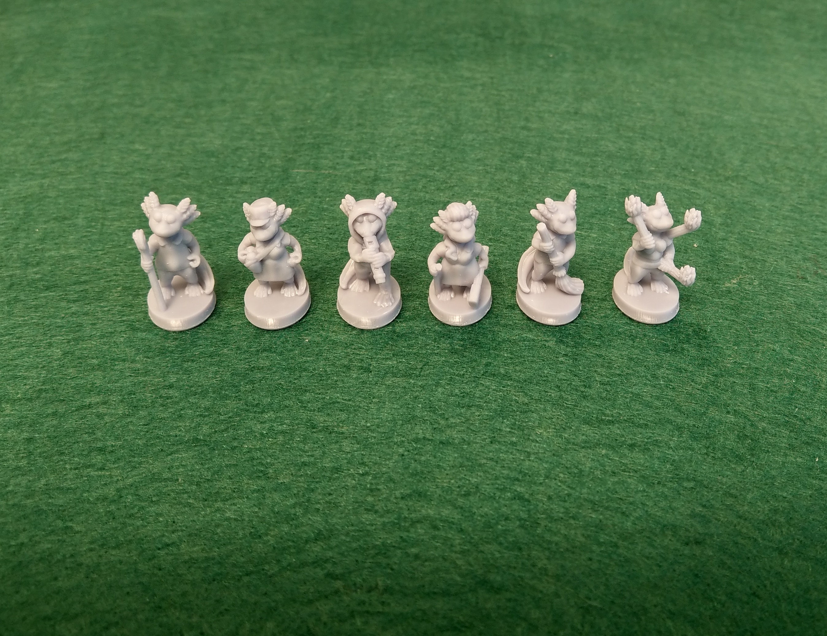 Everdell Upgraded Critters Axolotl and Otter - (STL File Download) - Etsy