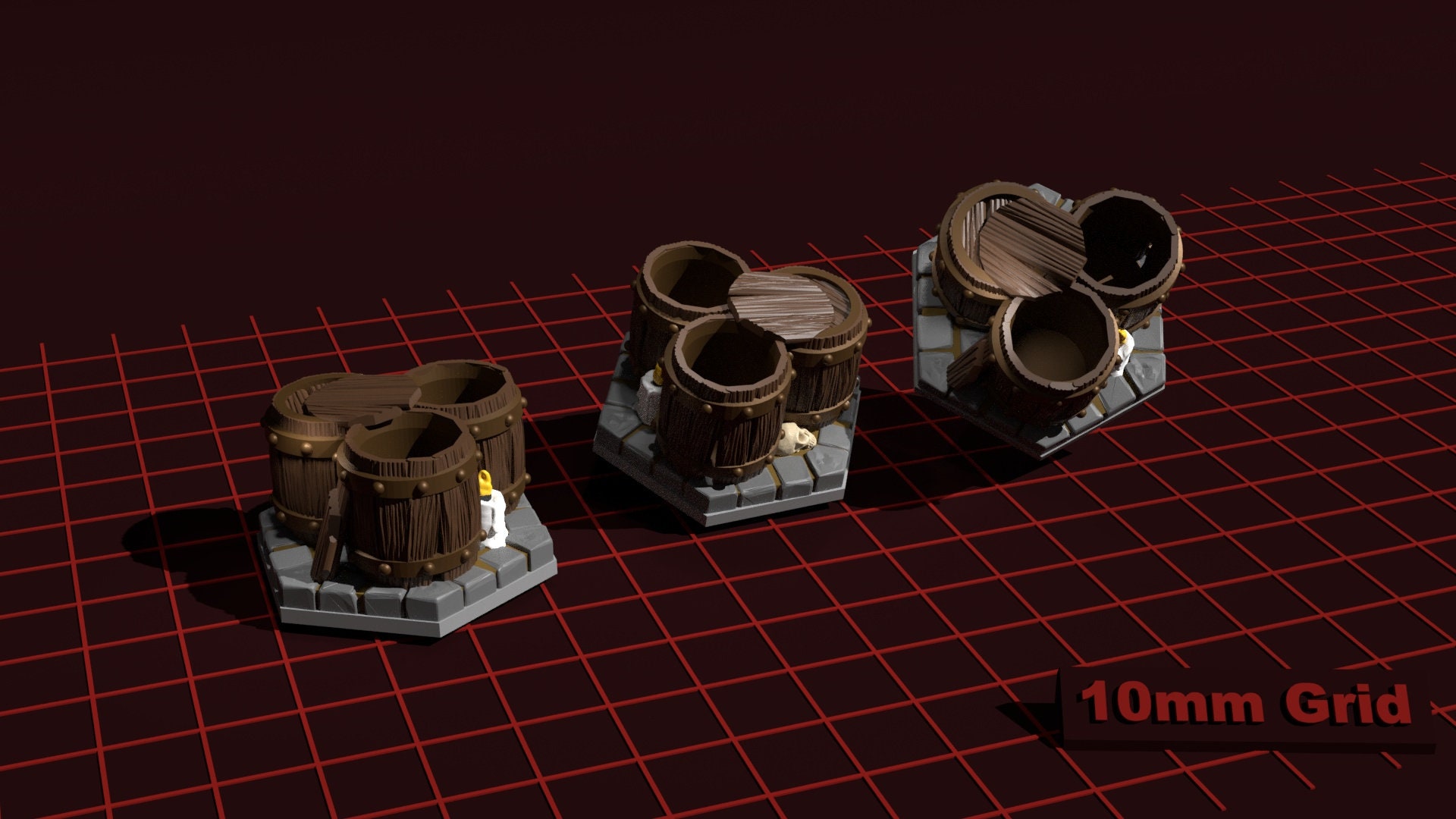 Barrels for use with Tabletop RPG Adventure Games STL file | Etsy