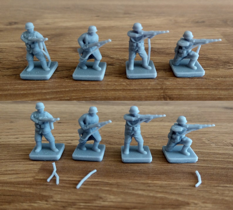 Memoir44 1:72 Scale WW2 German Infantry STL File Download - Etsy