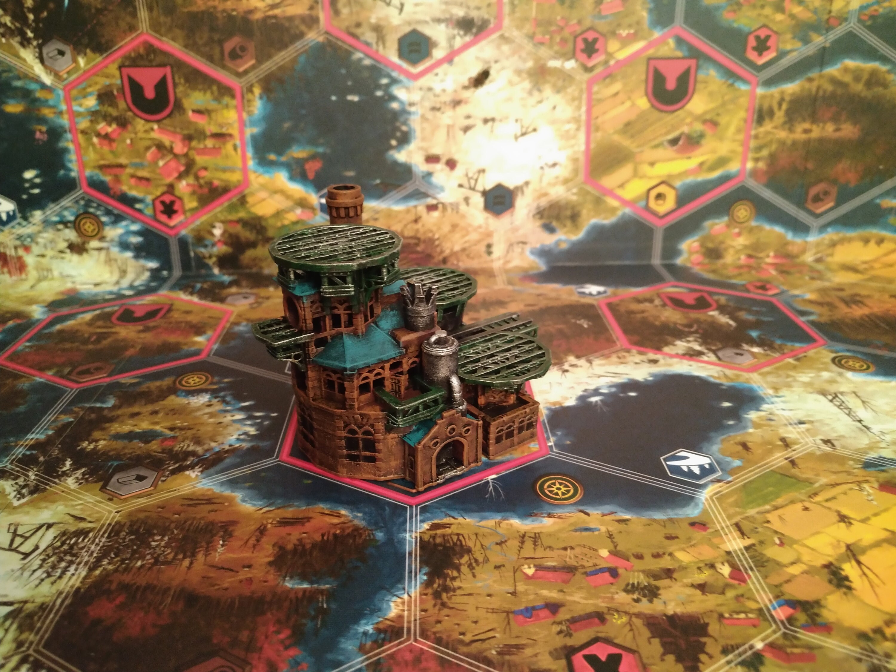 Scythe Upgrade Factory (STL File) for Use With Scythe the Board Game ...