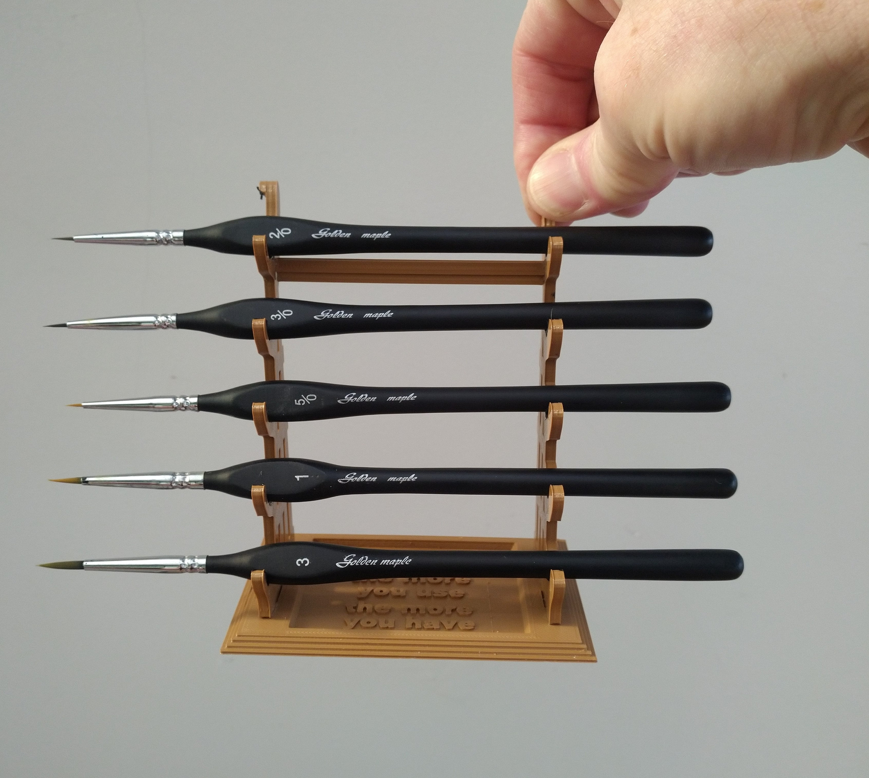 Samurai Style Paint Brush Display (STL File Download) - Etsy UK