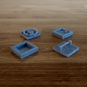 Traps for Use With Heroquest 12pieces (STL File Download) - Etsy
