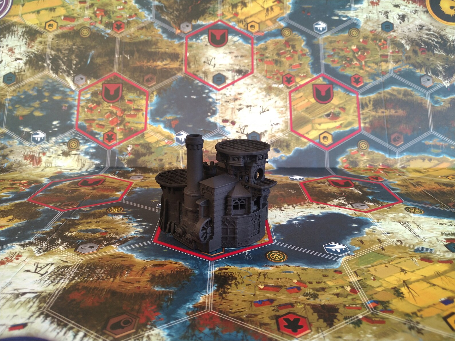 Scythe Upgrade Factory (STL File) for Use With Scythe the Board Game ...