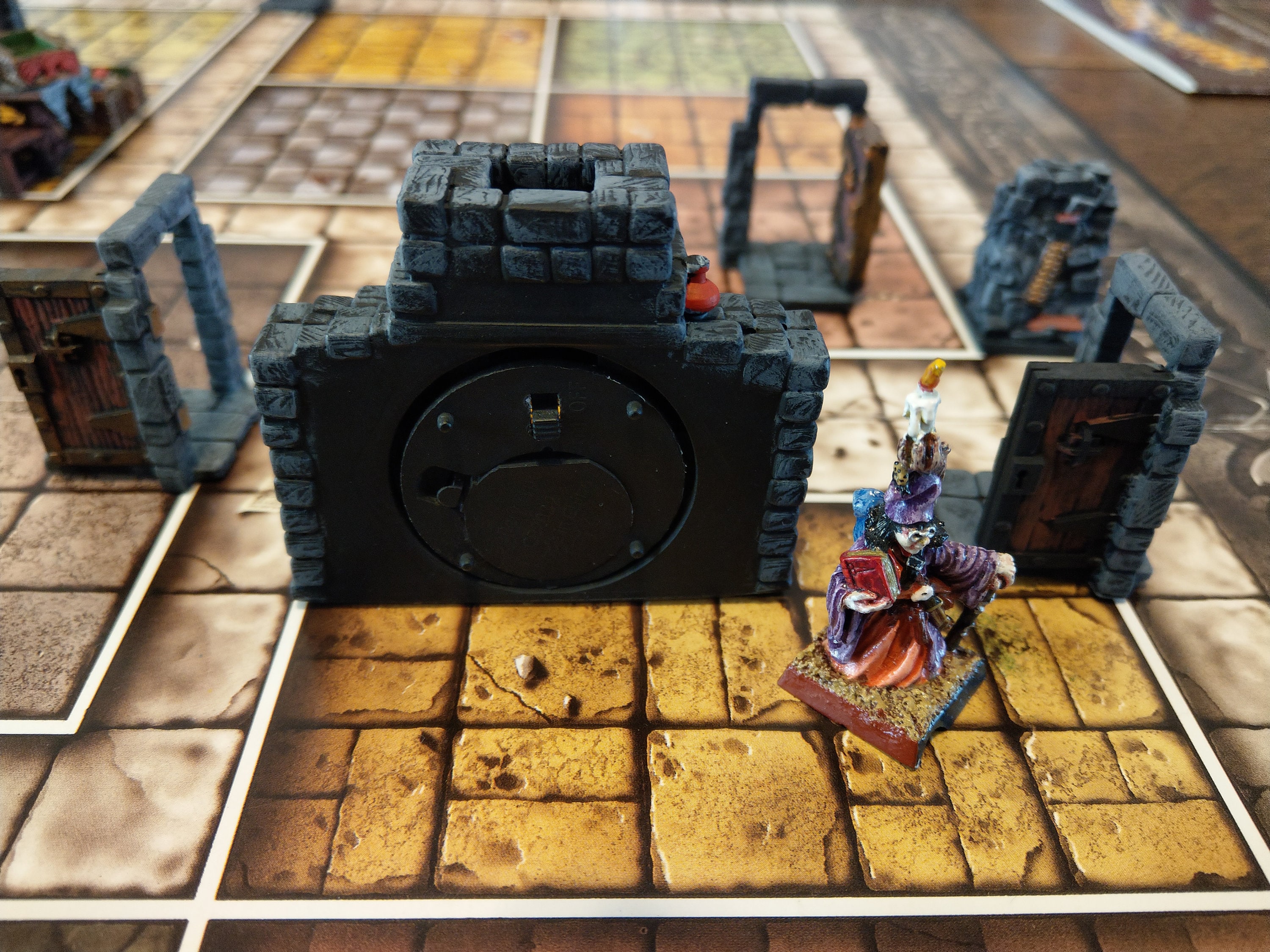 Light up Fireplace for Use With Heroquest (STL File Download) - Etsy