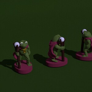 Everdell Upgraded Critters Frog Ambassador and Rabbit Traveller - (STL ...