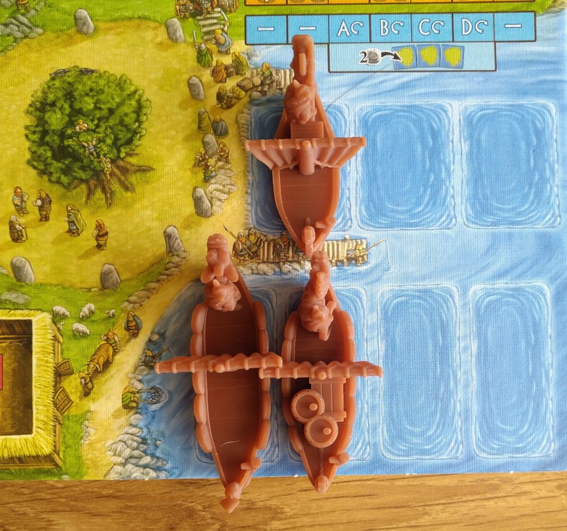 Viking Ships Ideal for Game "a Feast for Odin" (STL File Download ...