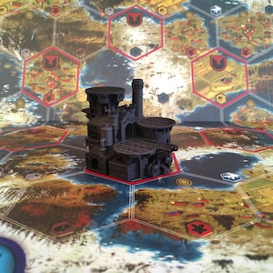 Scythe Upgrade Factory (STL File) for Use With Scythe the Board Game ...