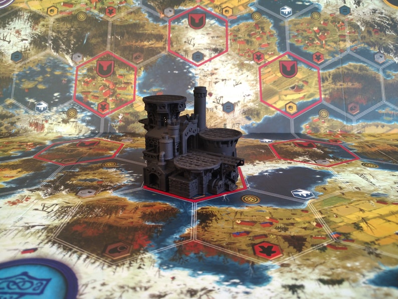 Scythe Upgrade Factory (STL File) for Use With Scythe the Board Game ...