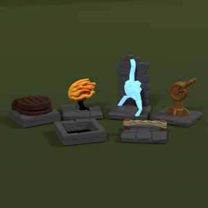 Traps for Use With Heroquest 12pieces (STL File Download) - Etsy