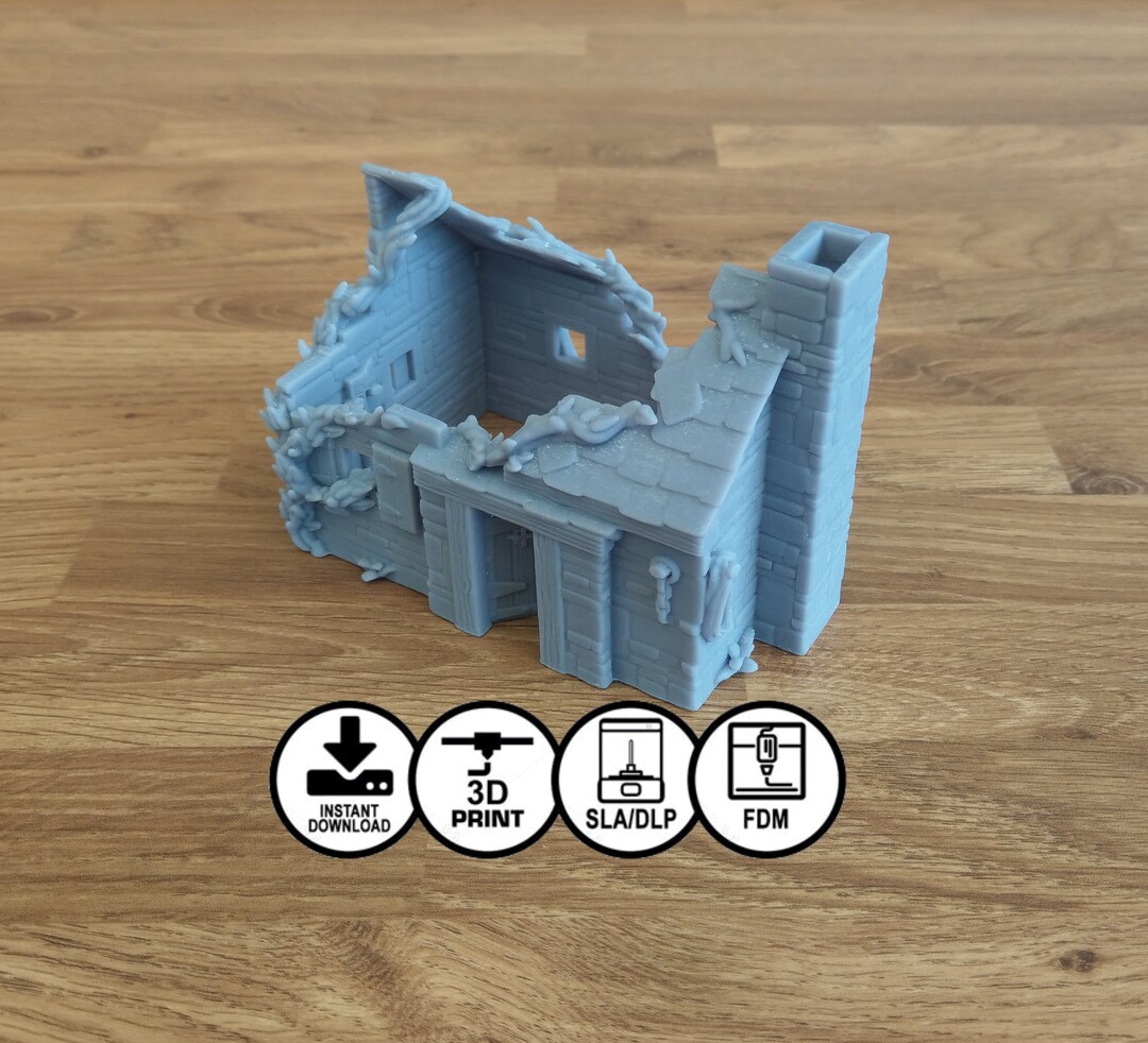 Overgrown Woodsmans Shack Compatible With Oathsworn Dnd and - Etsy