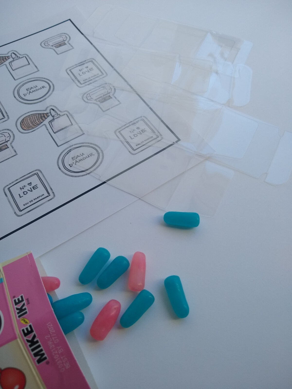 10 Plain Clear PVC Tuck Top Gift Boxes Wedding Party DIY Favor Boxes 2 ...