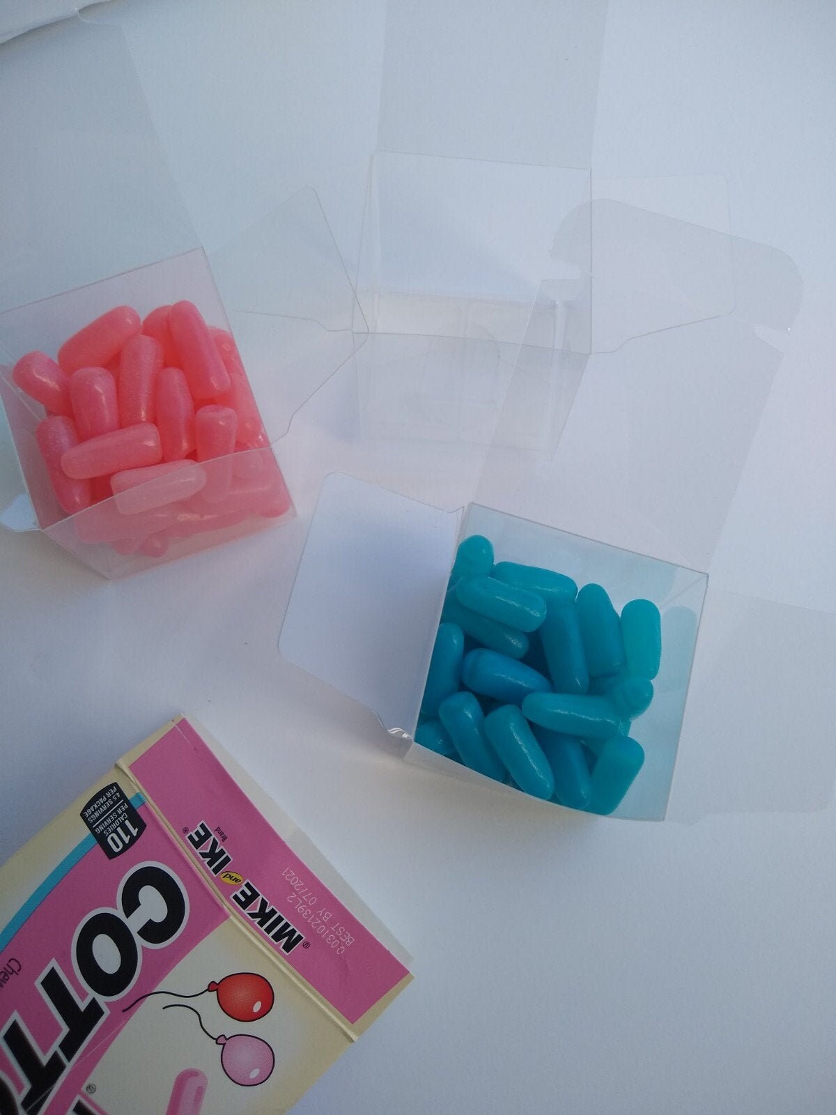 10 Plain Clear PVC Tuck Top Gift Boxes Wedding Party DIY Favor Boxes 2 ...